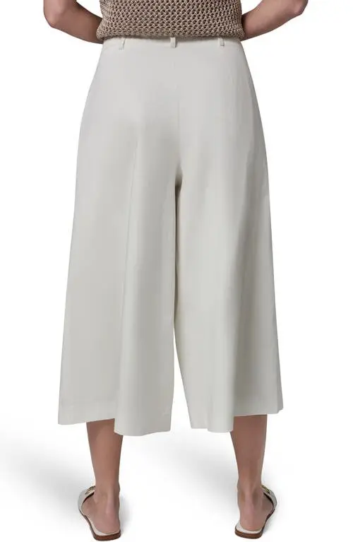 Donna Karan New York Pleated Crop Wide Leg Trousers
