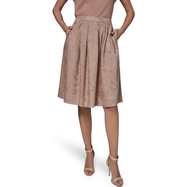 Donna Karan New York Embroidered Knee-length Skirt - Umbria