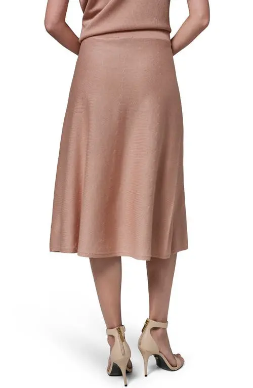 Donna Karan New York Sequin Embellished Midi Sweater Skirt