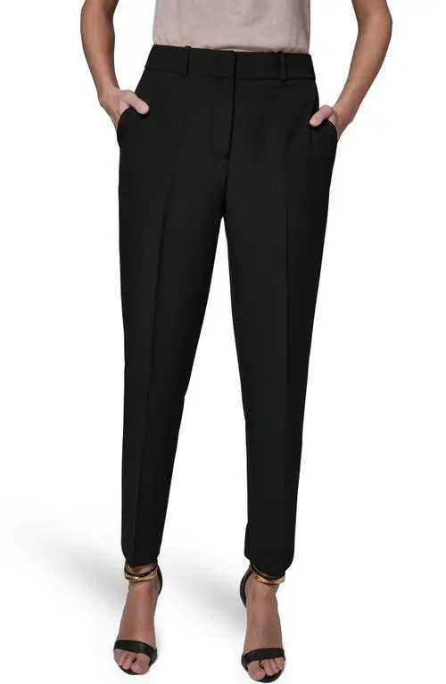Donna Karan New York Flat Front Slim Fit Trousers