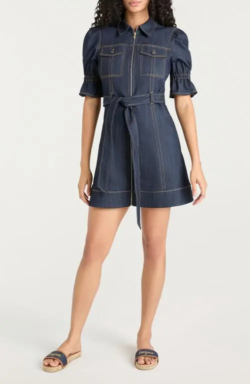Cinq À Sept Holly Denim Mini Dress - Indigo