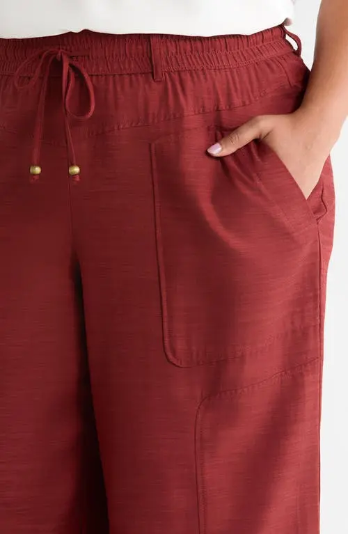 Wit & Wisdom Skyrise Drawstring Pants - Fired Brick