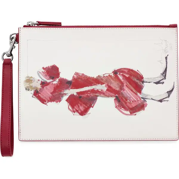 Marc Jacobs The Illustration Wristlet - True Red
