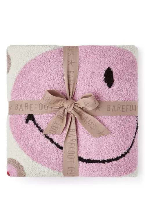 Barefoot Dreams Smiley Stripe Cozychic® Throw Blanket