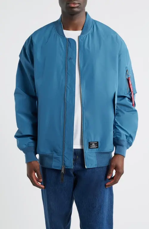 Alpha Industries L-2b Oversize Flight Jacket - Denim Blue