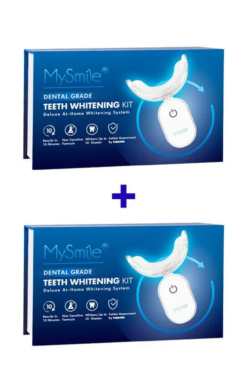 MYSMILE Two Advance Teeth Whitening Kits - Blue