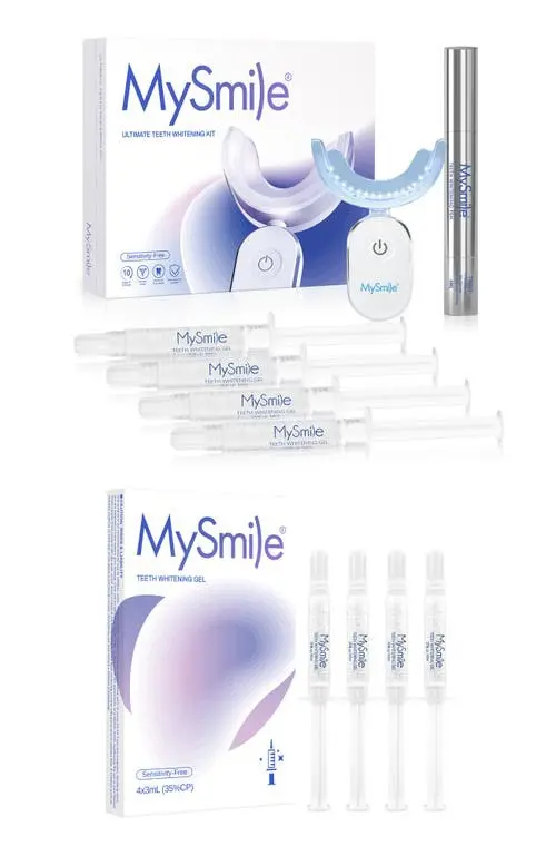 MYSMILE Ultimate Teeth Ning Kit With Refills Bundle - White