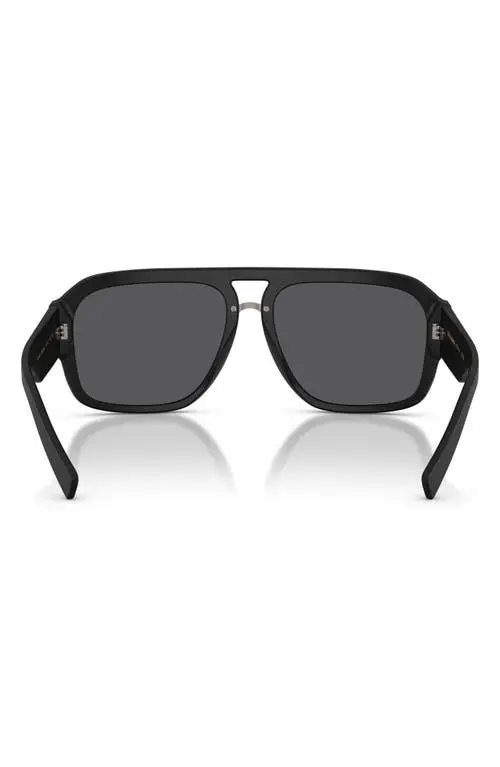 Dolce & Gabbana 58mm Pilot Sunglasses