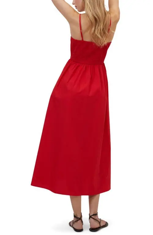 NOBODY'S CHILD Briella Organic Cotton Midi Sundress