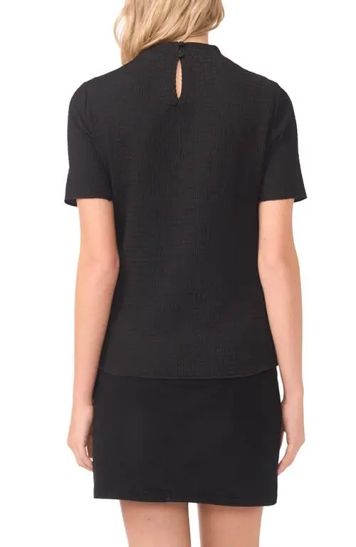 Vince Camuto Textured Mock Neck Top