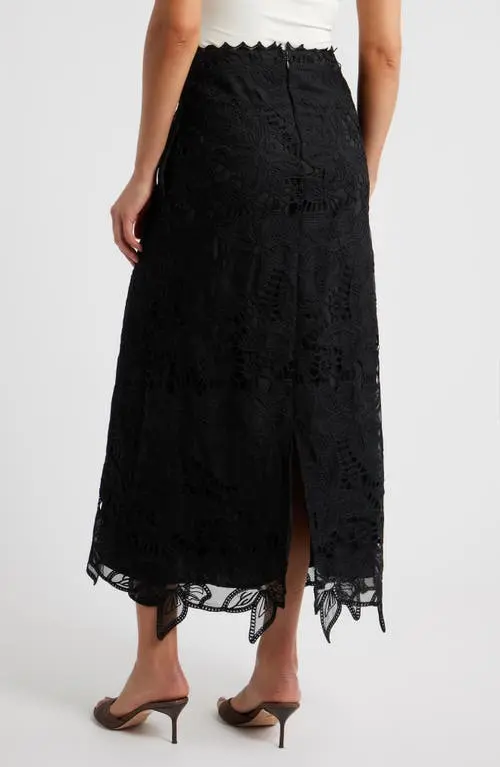 CIEBON Lori Lace Midi Skirt