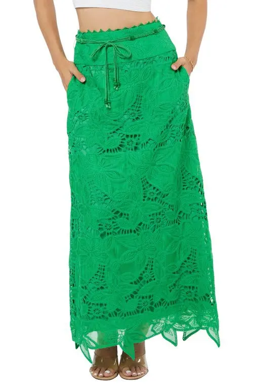 CIEBON Lori Lace Midi Skirt