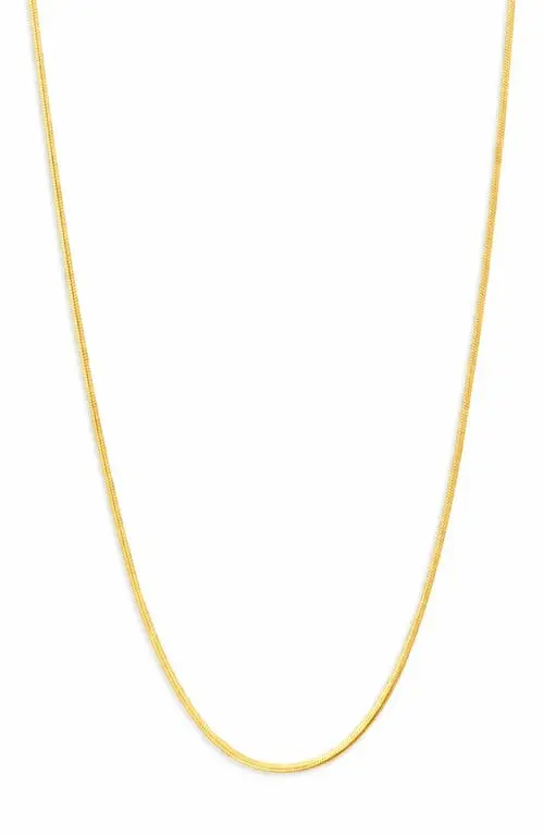 Argento Vivo Snake Chain Necklace - Gold