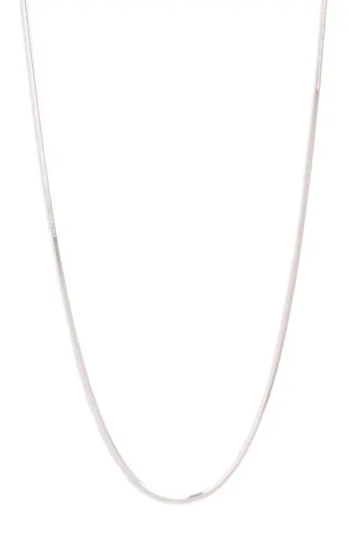 Argento Vivo Snake Chain Necklace - Silver