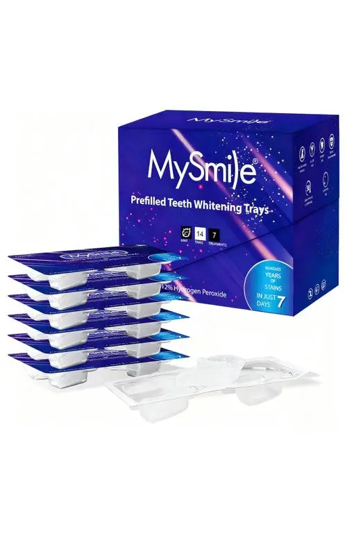 MYSMILE Prefilled Teeth Whitening Trays Kit - Purple