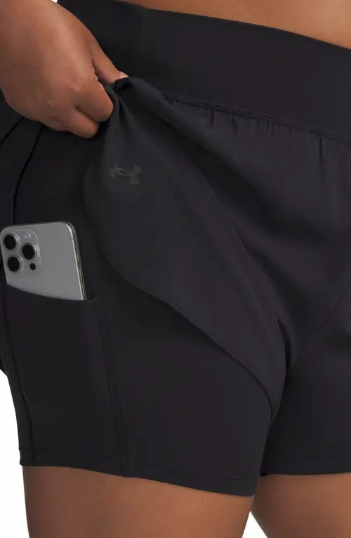 Under Armour Vanish 2-in-1 Athletic Shorts - Black//black