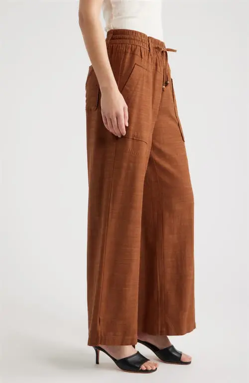 Wit & Wisdom Skyrise Wide Leg Pants - Pecan