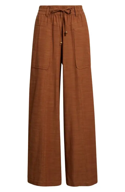 Wit & Wisdom Skyrise Wide Leg Pants - Pecan