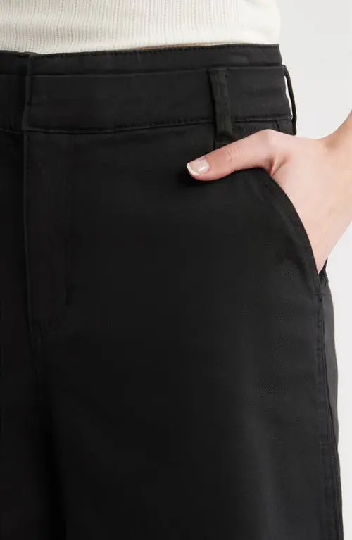 Wit & Wisdom High-waist Denim Shorts - Black