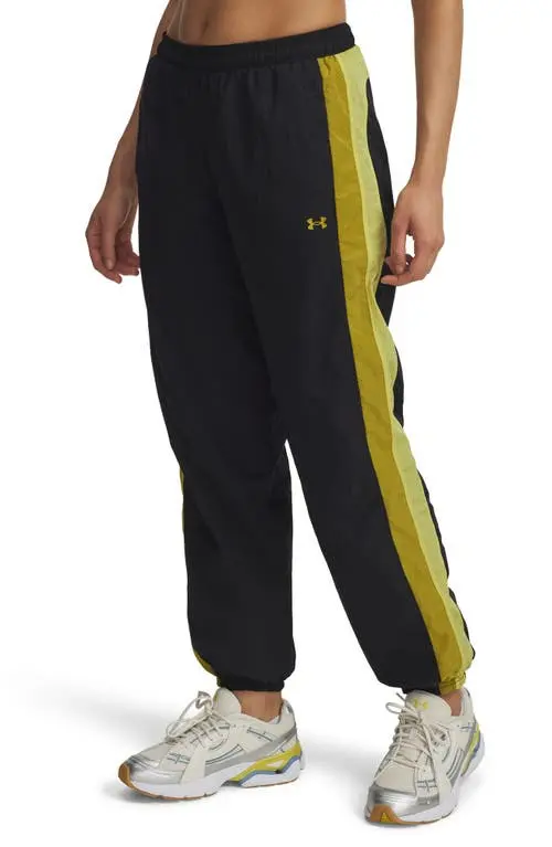 Under Armour Icon Water Repellent Crinkle Pants - Black/yellow/green
