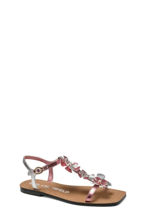 Karl Lagerfeld Paris Margate Flower Embellished Sandal
