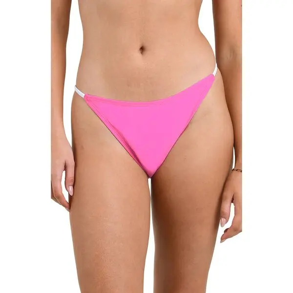 CITRUS Solid Bikini Bottom - Pop Pink