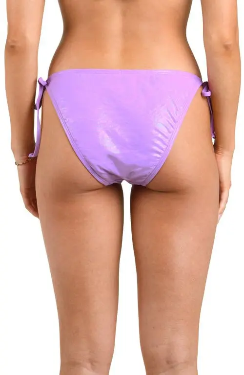 CITRUS Iridescent Side Tie Bikini Bottoms