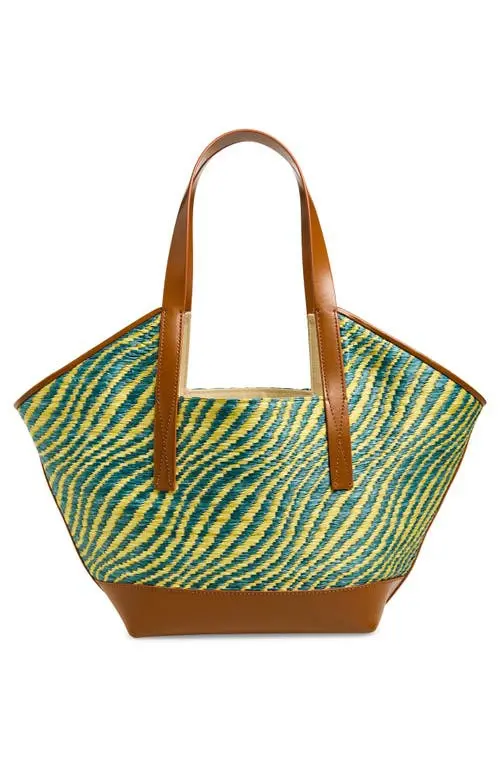 Marni Small Waves Tote - 00v44 Garden Green
