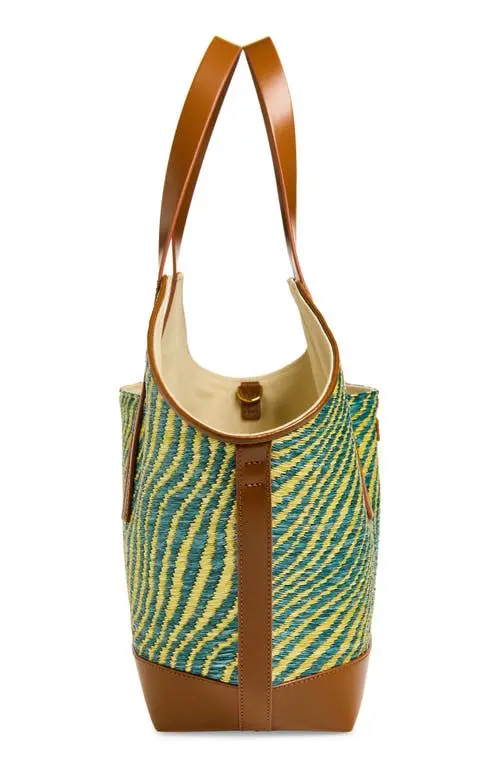 Marni Small Waves Tote - 00v44 Garden Green