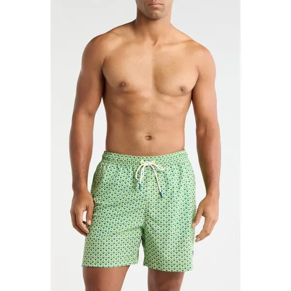 Tommy Bahama Naples Martini Print Swim Trunks - Tequila