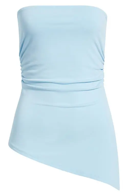 BDG URBAN OUTFITTERS Ines Asymmetric Hem Bandeau Top - Blue