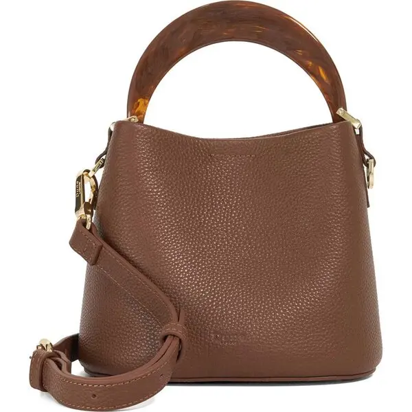 Dune London Dharla Leather Top Handle Bag - Brown