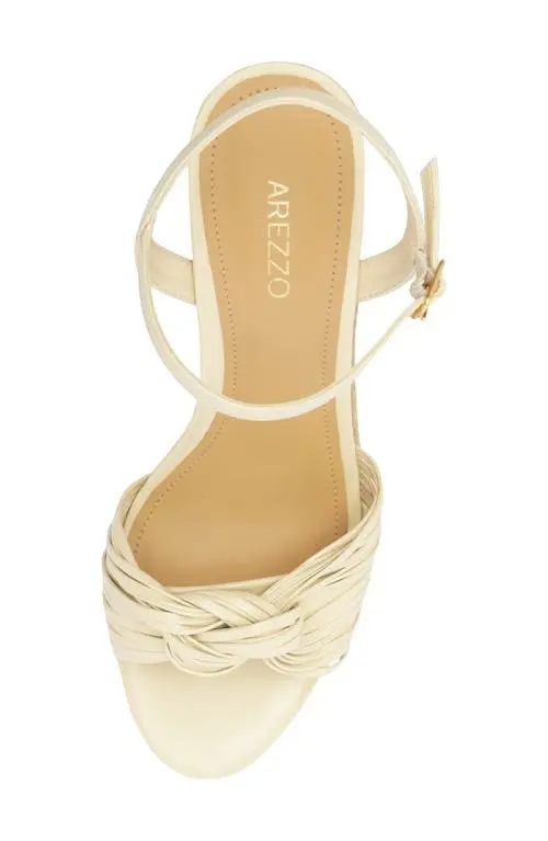 AREZZO Platform Wedge Sandal - Panacota