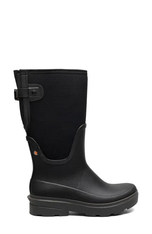 Bogs Hazel Tall Adjustable Calf Rain Boots - Black