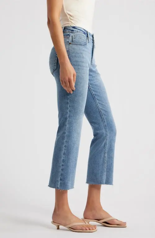 CITY BLUES Crop Flare Leg Jeans