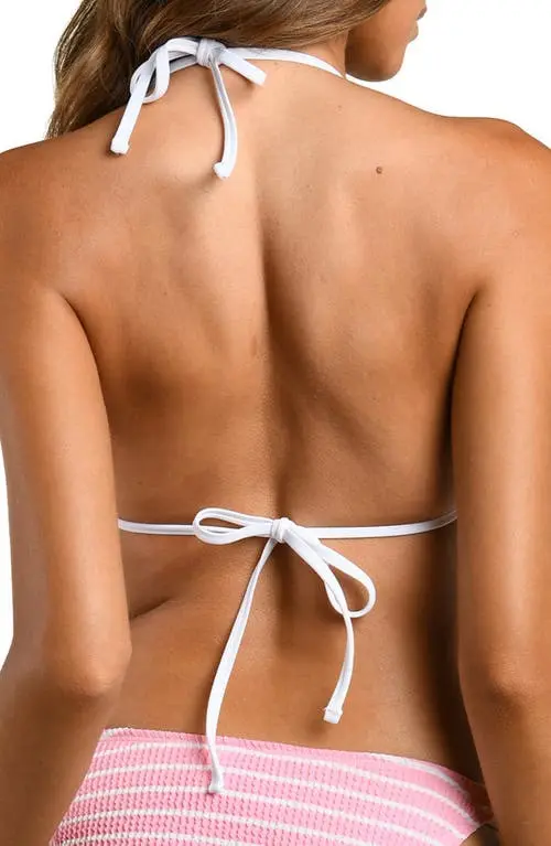 CITRUS Brenton Triangle Bikini Top - Flamingo
