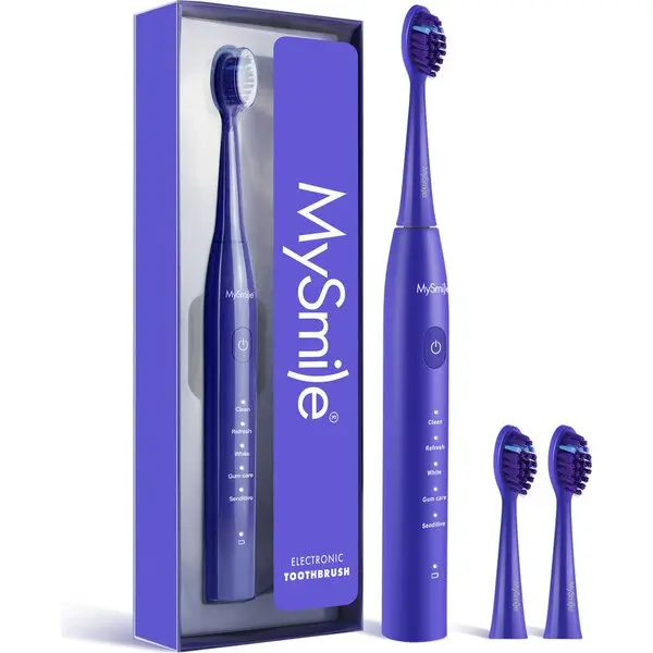 MYSMILE Dy156 Essential Electric Toothbrush With 5 Modes - Indigo Blue