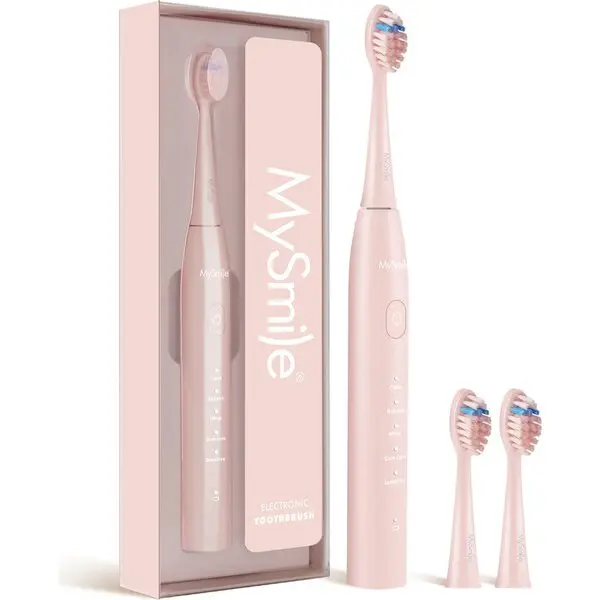 MYSMILE Dy156 Essential Electric Toothbrush With 5 Modes - Pastel Pink