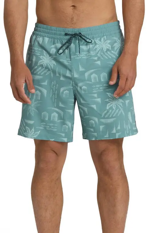 BILLABONG Layback Swim Trunks - Blue Fog