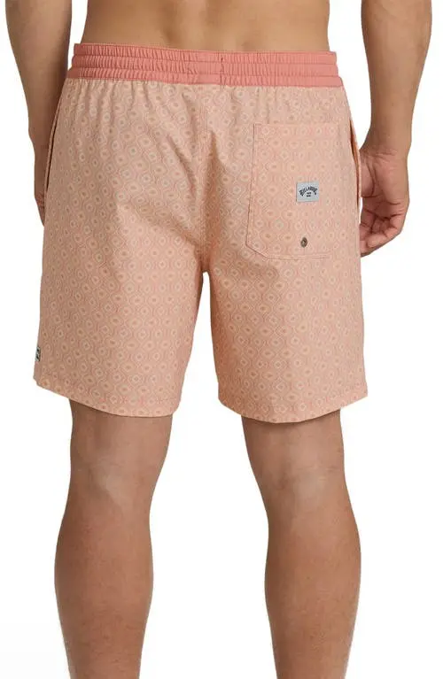 BILLABONG Layback Swim Trunks - Vintage Pink