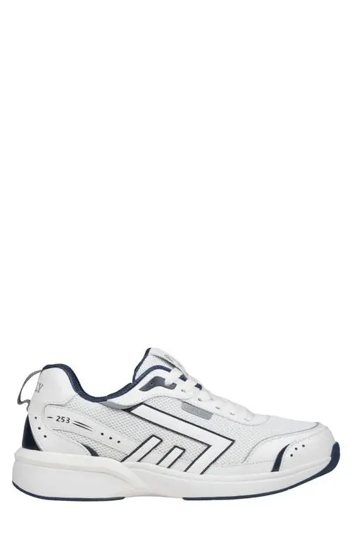 BILLY FOOTWEAR Billy Limitless 253 Side Zip Sneaker - White/navy