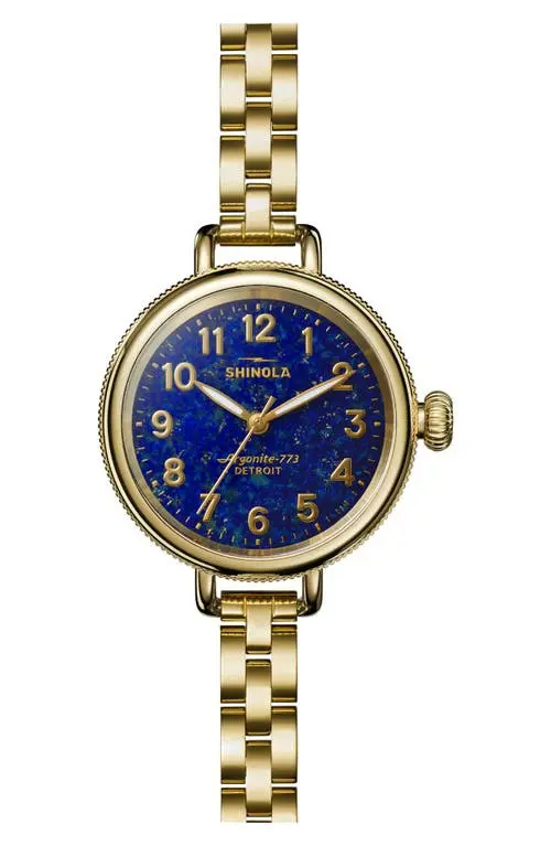 Shinola Birdy Lazuli Bracelet Watch - Lapis