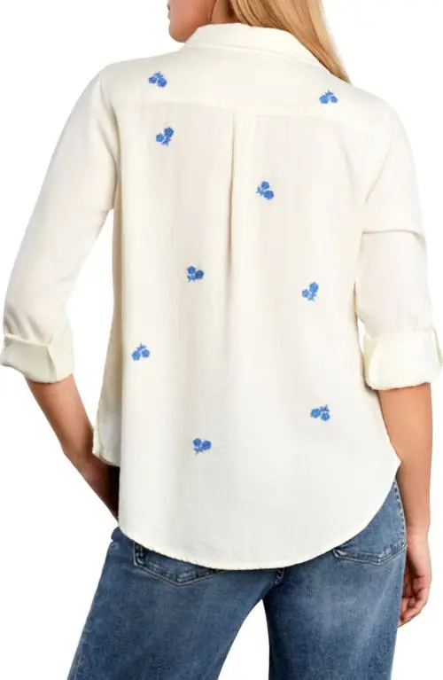 BILLY T Embroidered Button-up Shirt