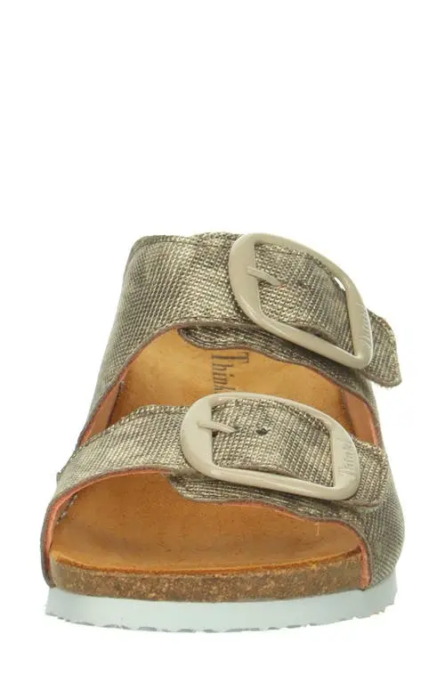 Think! Julie Buckle Sandal - Taupe