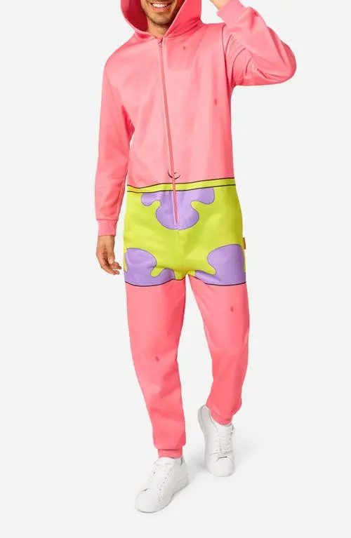 Opposuits Spongebob Squarepants™ Patrick Hooded Fleece Jumpsuit