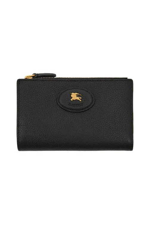 Burberry Medium Bloomsbury Wallet - Black/calico Beige