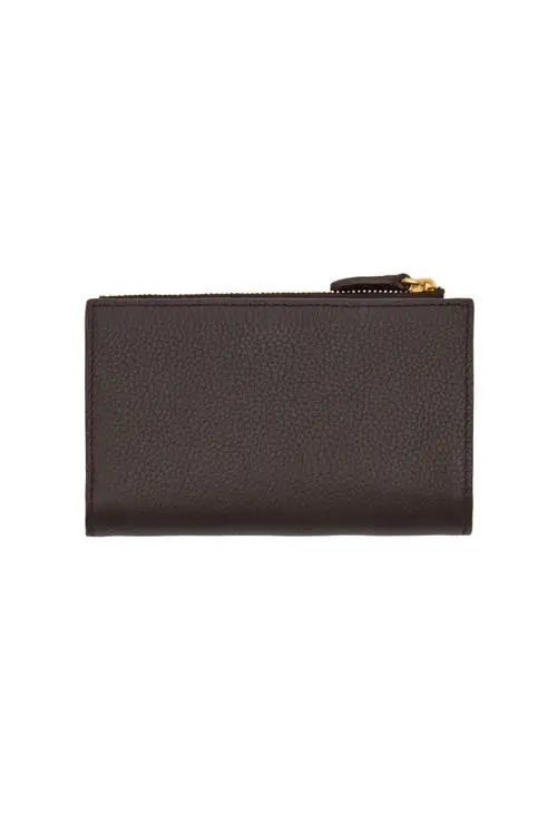 Burberry Medium Bloomsbury Wallet - Peat Brown/sand Beige