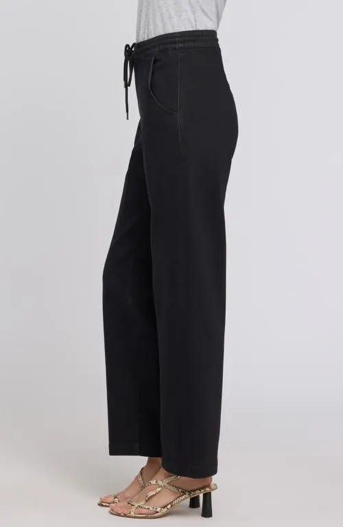 NYDJ Relaxed Drawstring Wide Leg Jeans