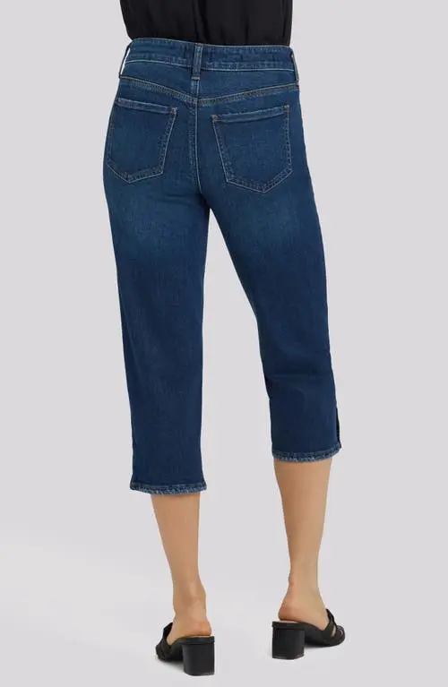 NYDJ Marilyn Button Cuff Crop Capri Jeans