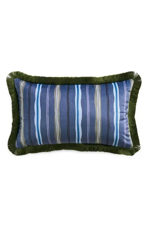 Ted Baker London Stripe Accent Pillow - Sapphire Blue